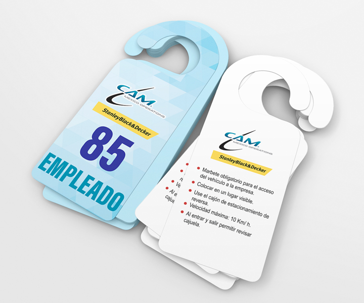 Marbetes para autos o habitación - Arte Láser UV México